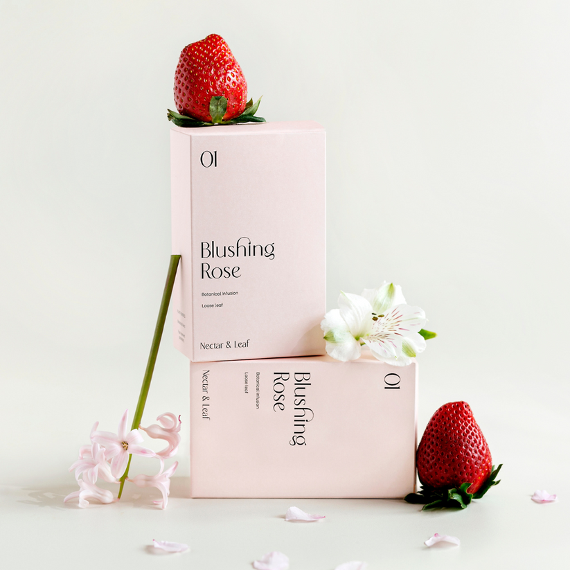 01 Blushing Rose - Loose Leaf Herbal Tea - Nectar & Leaf