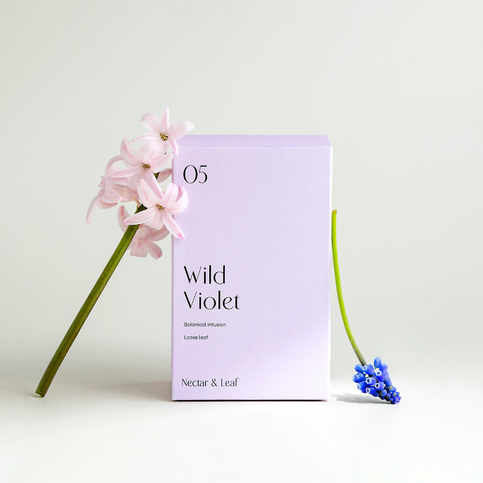 05 Wild Violet - Loose Leaf Herbal Tea - Nectar & Leaf